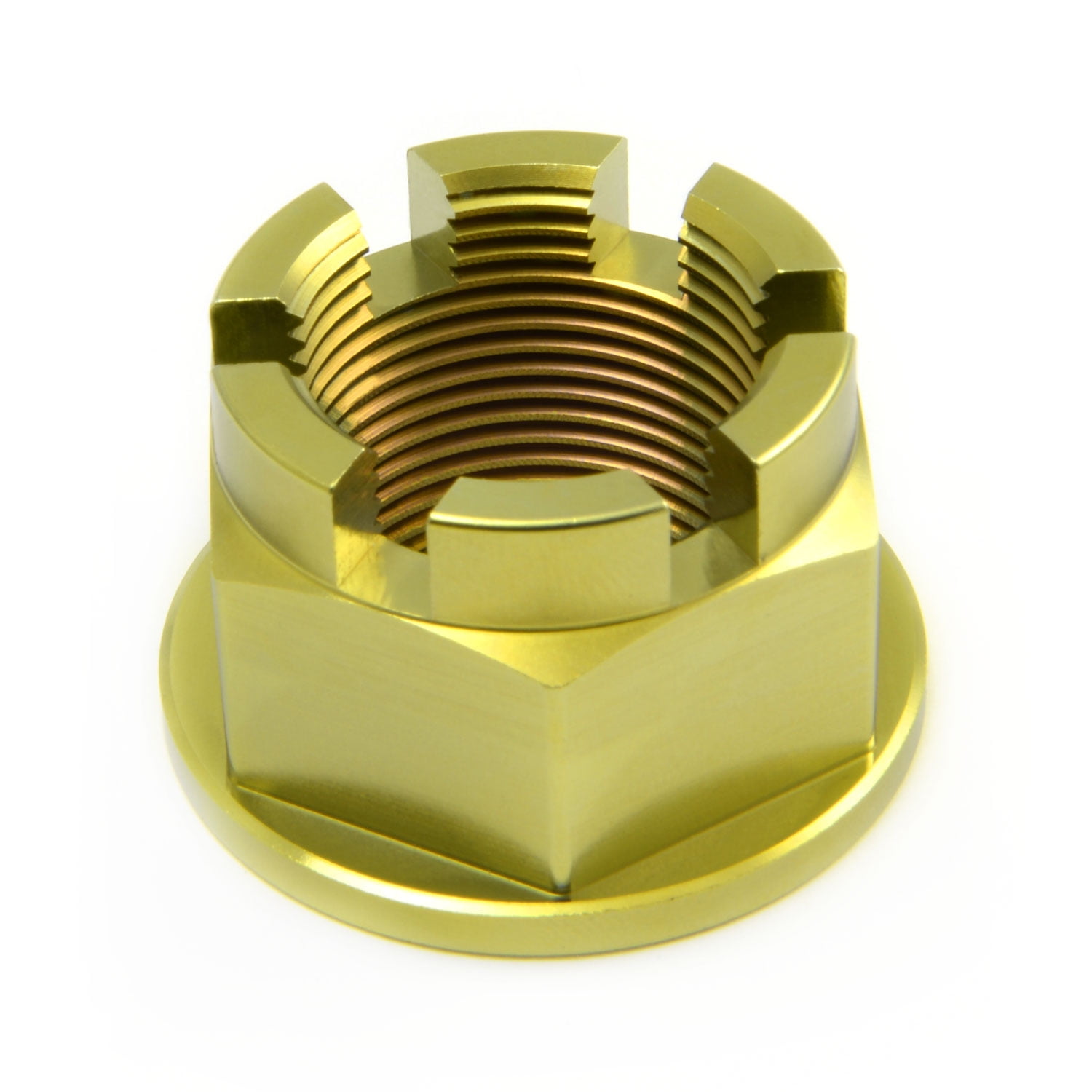 Titanium Flanged Axle Nut M24x(1.50mm) Rear Wheel AF 37mm - Walmart.com