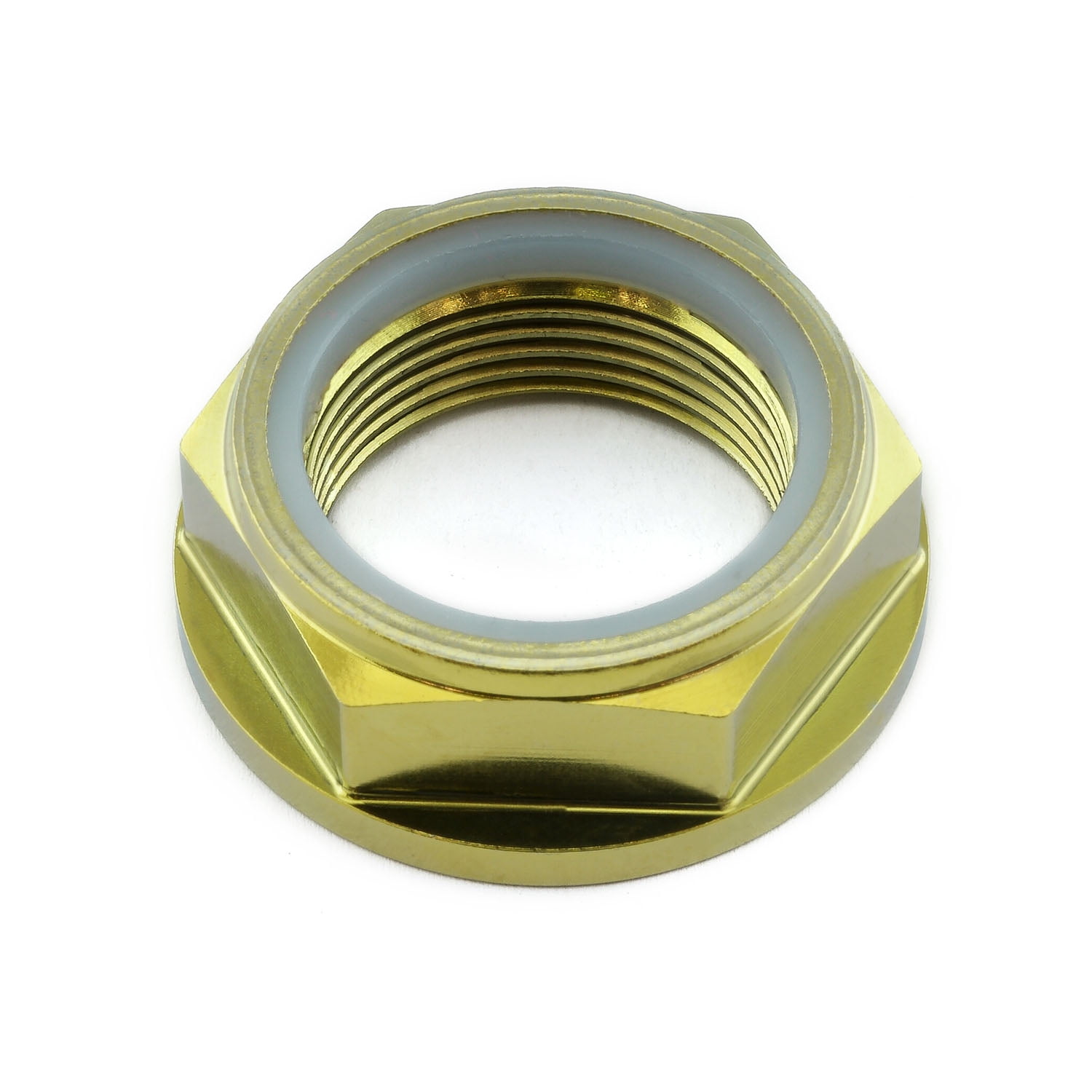 Titanium Flanged Axle Nut M25x(1.50mm) Rear Wheel AF 32mm - Walmart.com