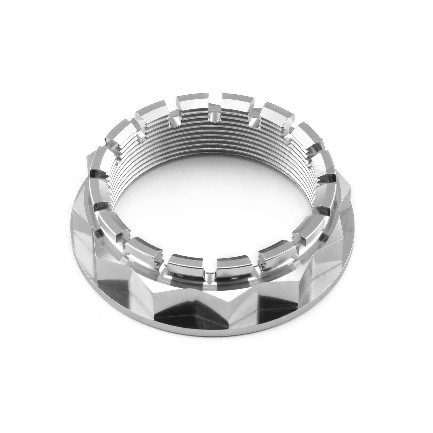 Titanium Flanged Axle Nut M48x(1.50mm) Rear Wheel AF 55mm - Walmart.com