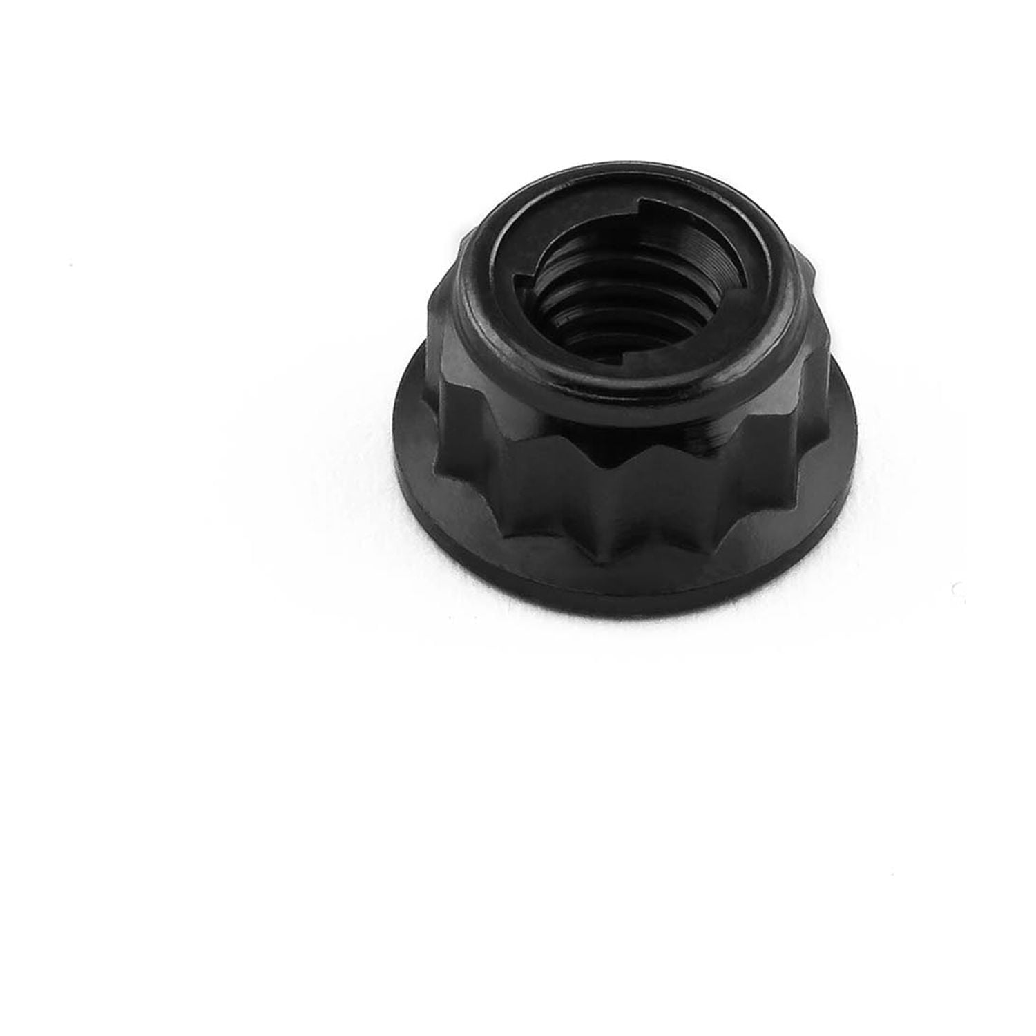 Titanium Flanged Metal Lock Nut Bi-Hex M6x(1.00mm) (TILOCKNUTBH6 ...