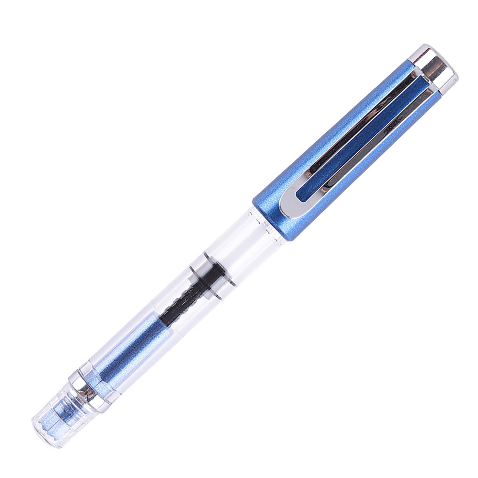 Titanium Fountain Pen High Ink Capacity Vacuum Filling Stainless Steel ...