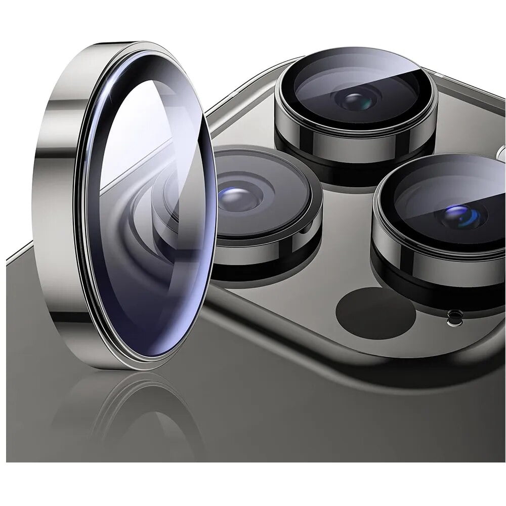 Titanium Gray Camera Lens Protector For IPhone 15 Pro Max Glass Screen ...