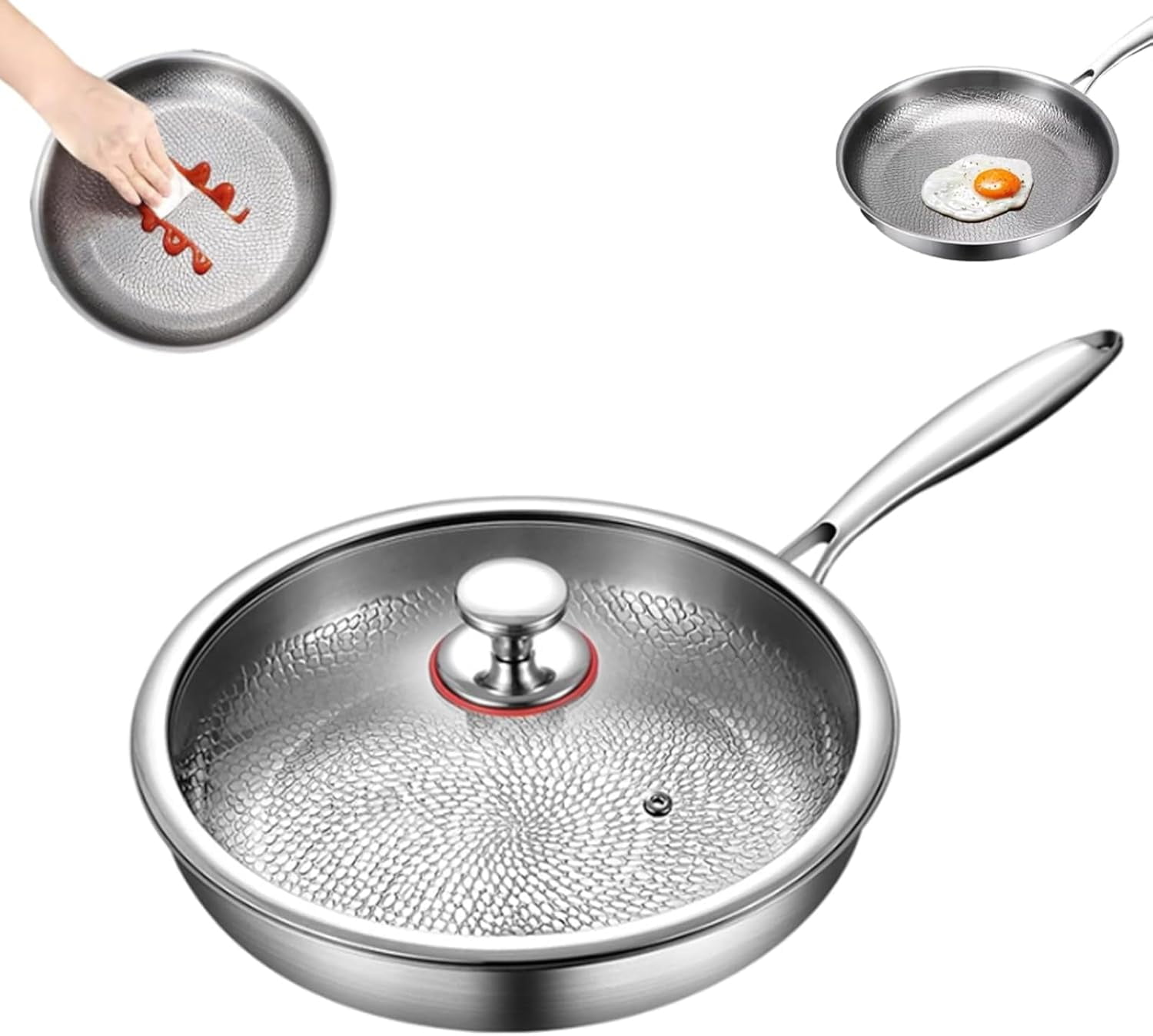 Titanium Hammered Pan Pro, 2025 New Multifunctional Ultra-Durable ...