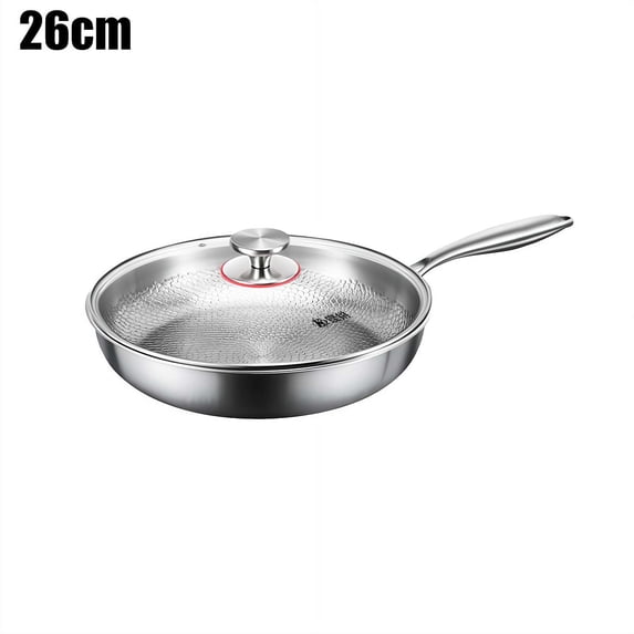 Titanium Hammered Pan Pro,Taima Titanium Nutri Pan with Lid,2 Inch ...