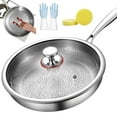 Titanium Hammered Pan Pro, Taima Titanium Nutri Pan with Lid ...