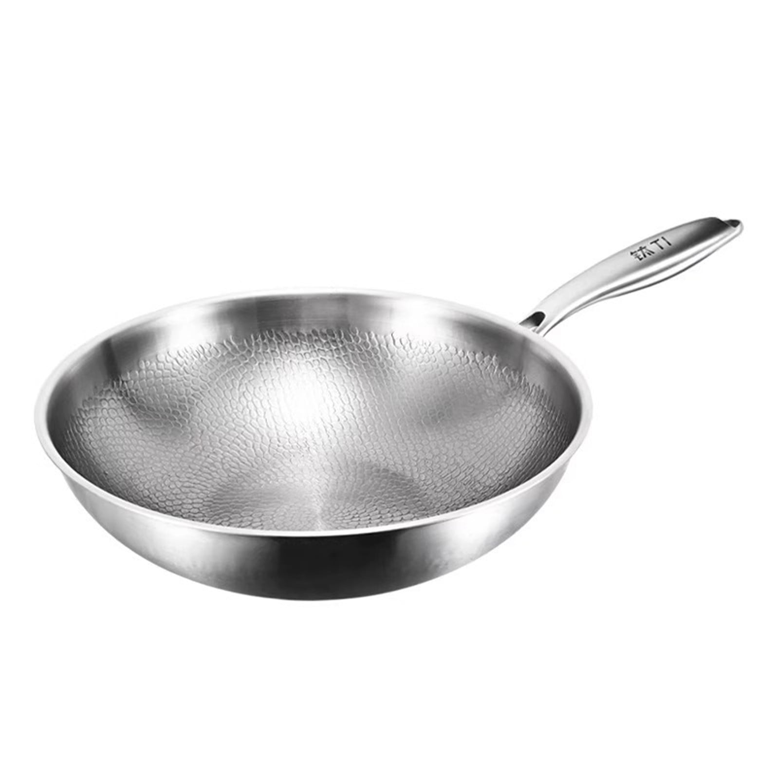 Titanium Hammered Pan Ultra Durable 13.39 in Scratch Resistant Nonstick ...