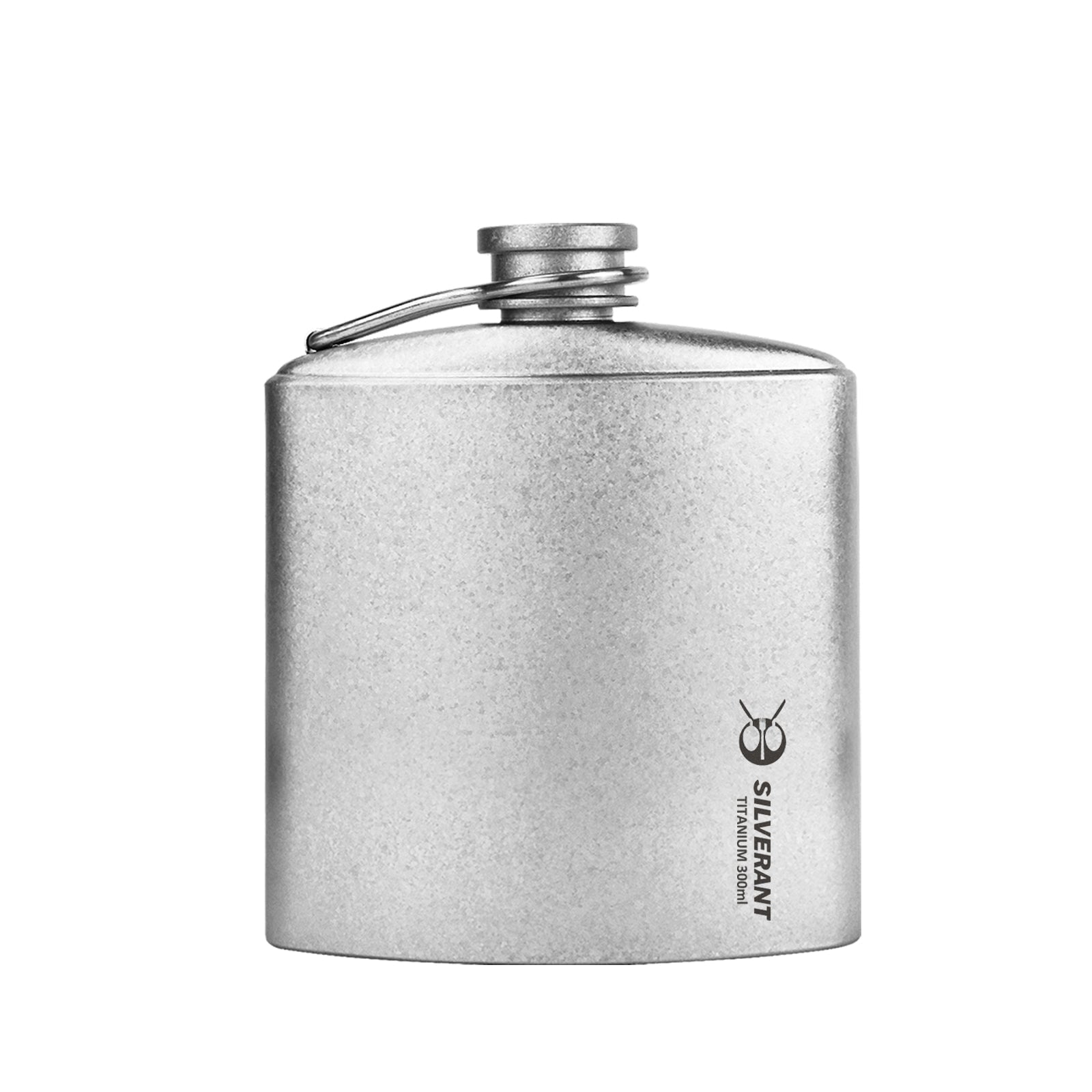 Titanium Hip Flask & Funnel - 300ml/10.5 fl oz & 500ml/17.59 fl oz - Walmart.com