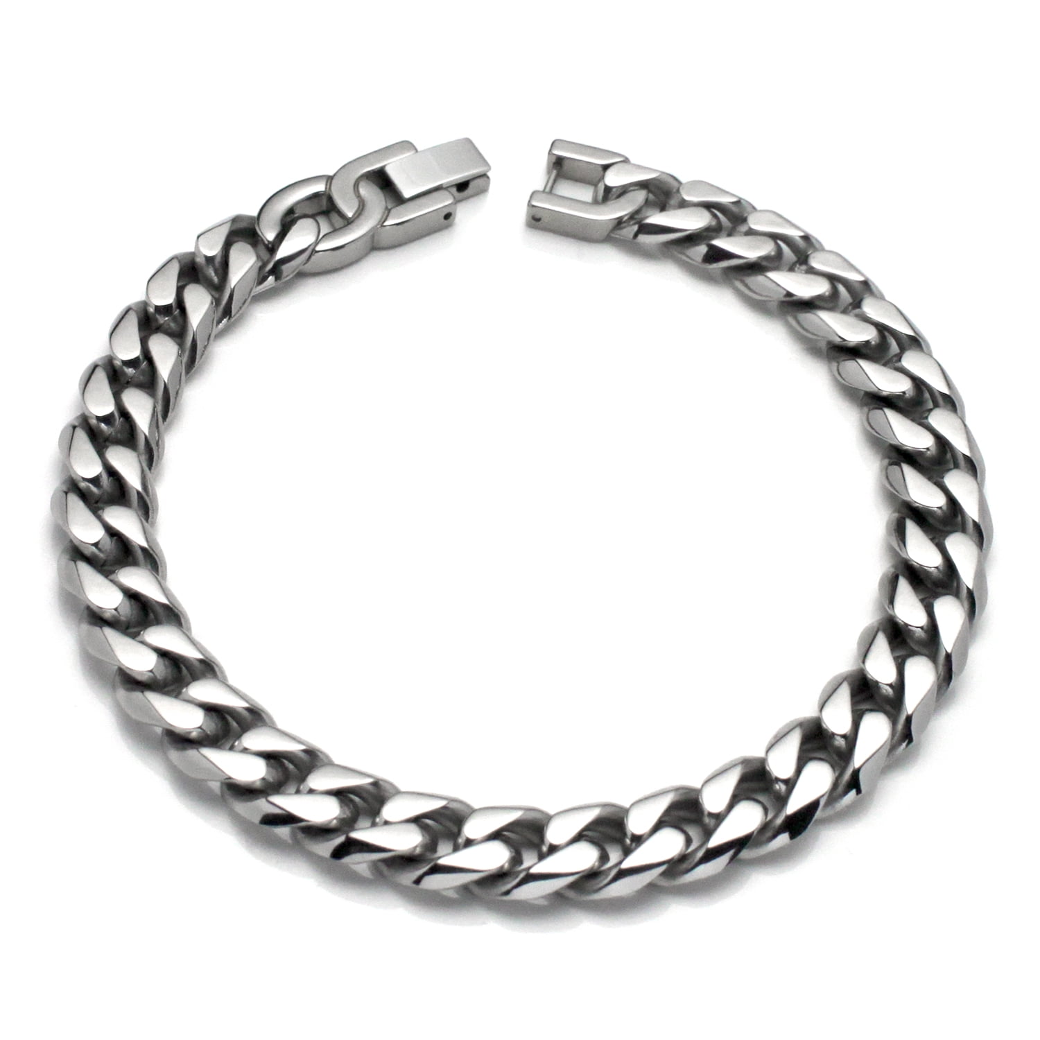 Titanium Kay Italian Cut Men's Solid Titanium 10MM Curb Matte Finish ...