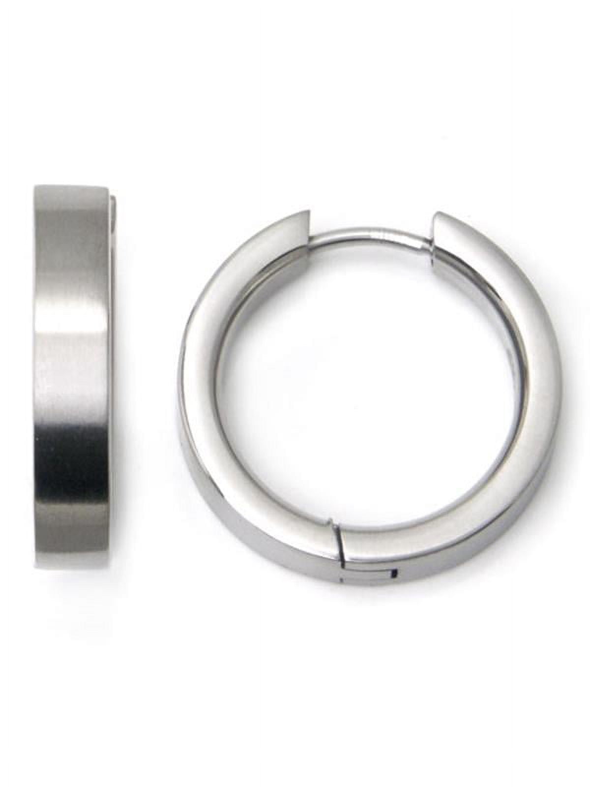 Titanium Kay Titanium 20MM Brushed Finish Chrome Color Hinge with ...