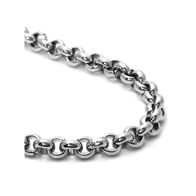 Titanium Kay Titanium 6MM Rolo Men's High Polish Finish Gray Color ...