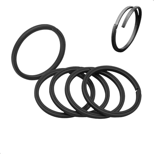 Titanium Key Rings Heavy Duty Side Push Split Key Chain Rings for Key ...