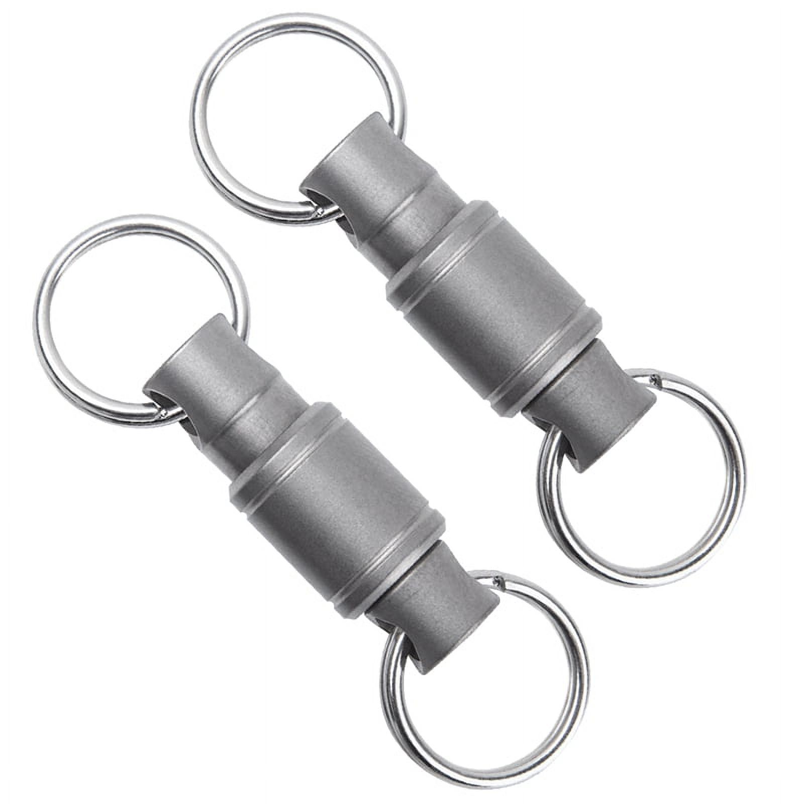 Titanium Keychain,Detachable Quick Release Swivel Keychain Pull Apart ...