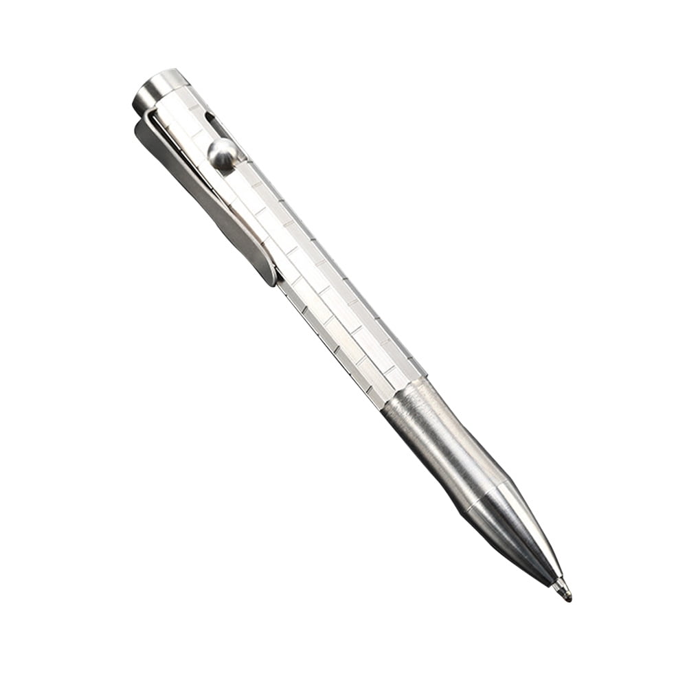 Titanium Metal Bolt Action Pen - Tactical Pocket Pens with Clip ...