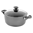Titanium Nonstick 8-Quart Stock Pot with Tempered Glass Lid, 4mm Forged ...