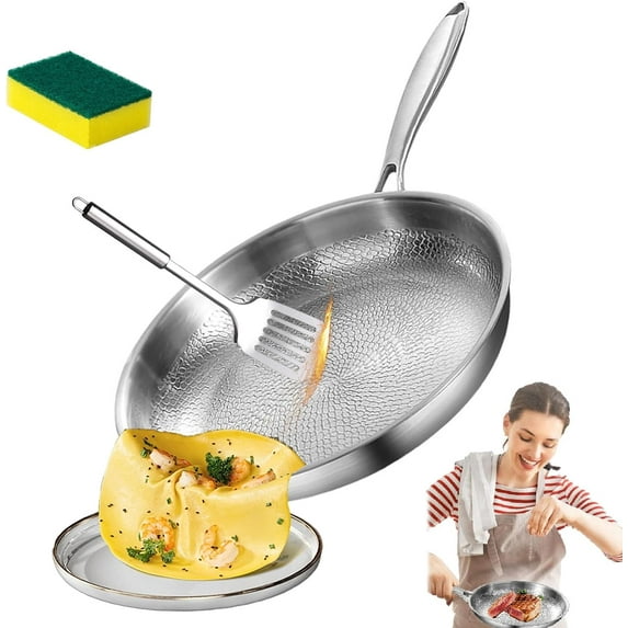 Titanium Pan, 2026 New Titanium Pan 12" Scratch-Resistant Pure TItanium ...
