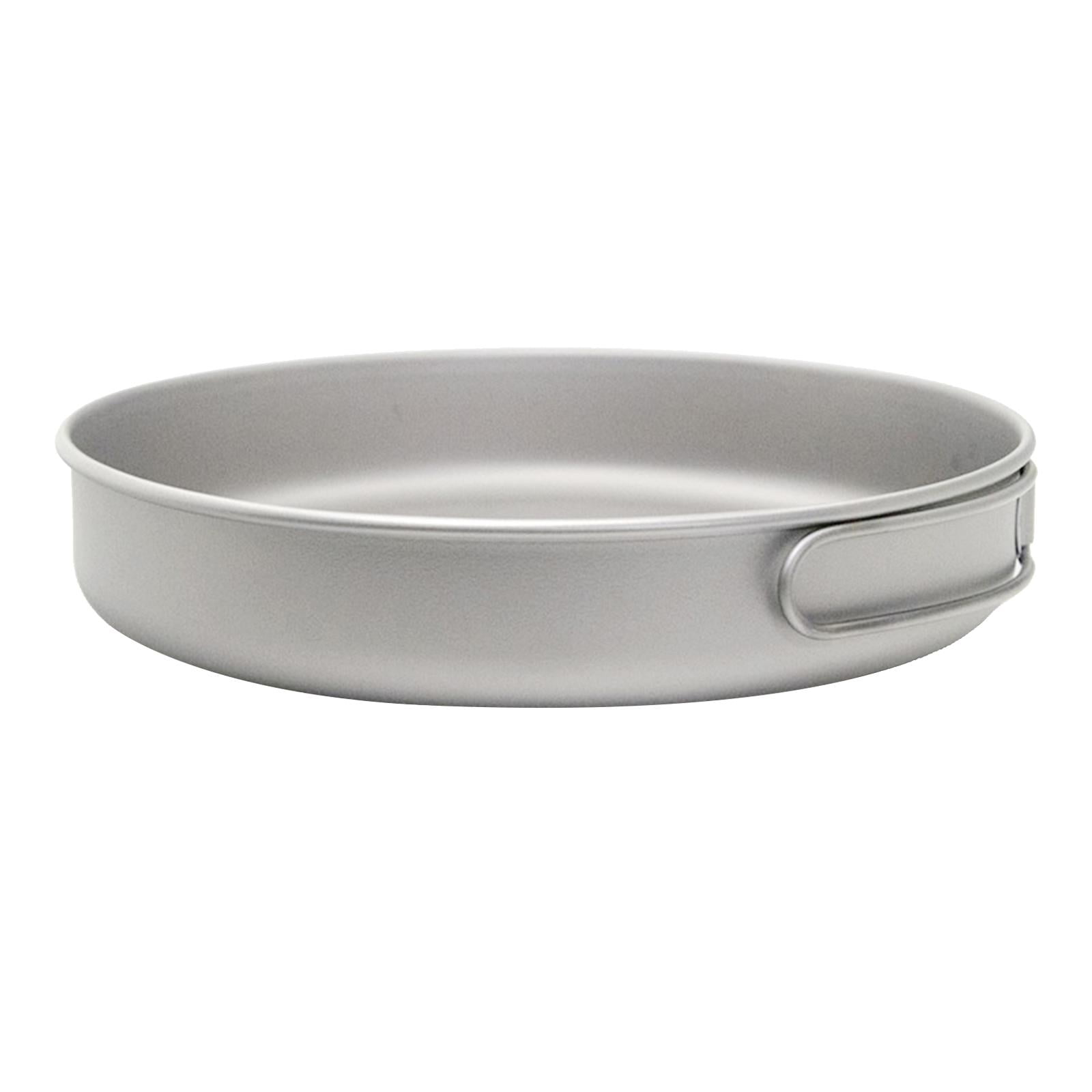 Titanium Pan, Camping Cookware Cooking Equipment Lightweight Titanium ...