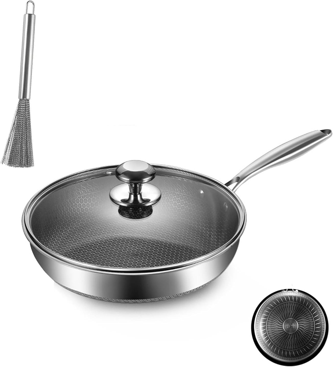 Titanium Pan, Ultra-Durable Scratch-Resistant Naturally Non Stick Pure ...