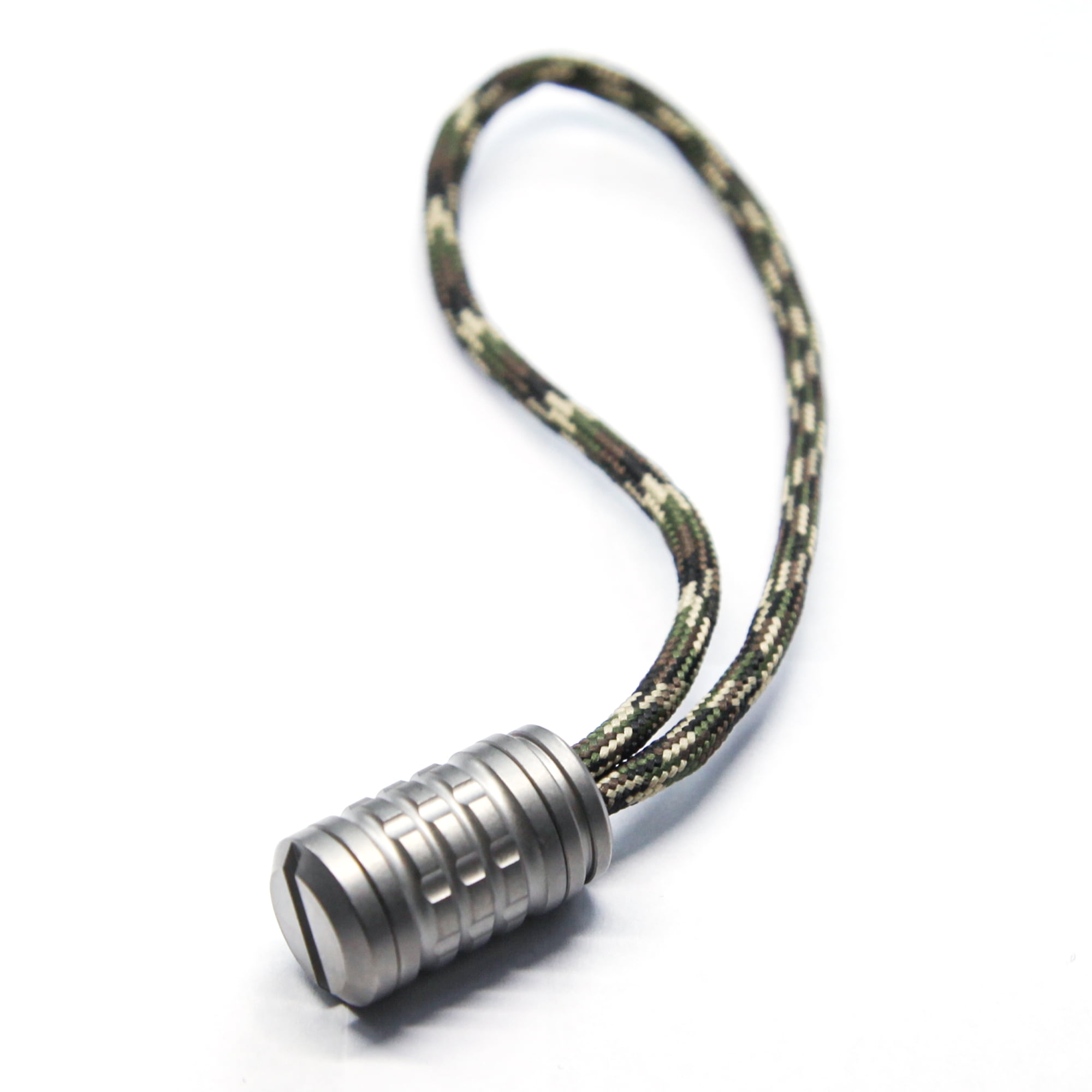 Titanium Paracord Bead Outdoor EDC Necklace Bead Stopper, Style 1 ...