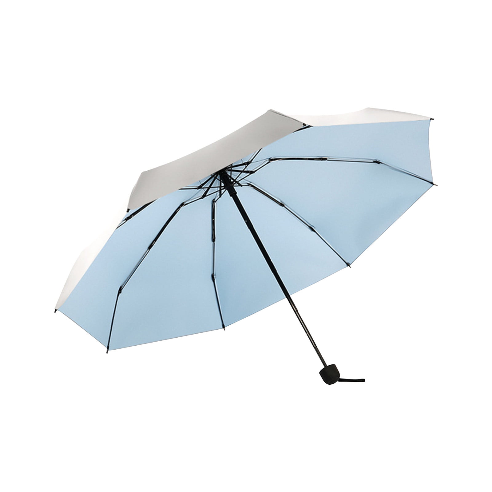 Titanium Plastic Travel Umbrella with Temperature Reducing Titanium ...