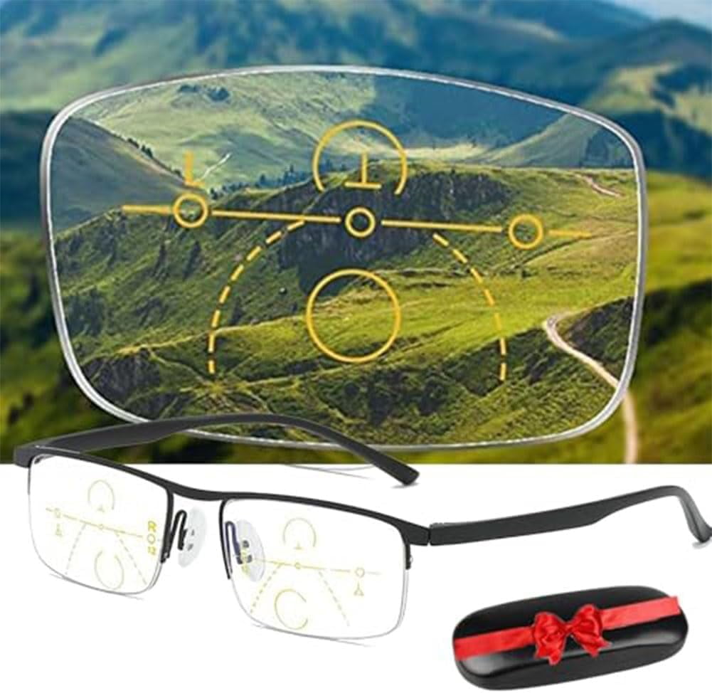 tianyuezhaomingkeji, Titanium Progressive Reading Glasses, Adjustable ...