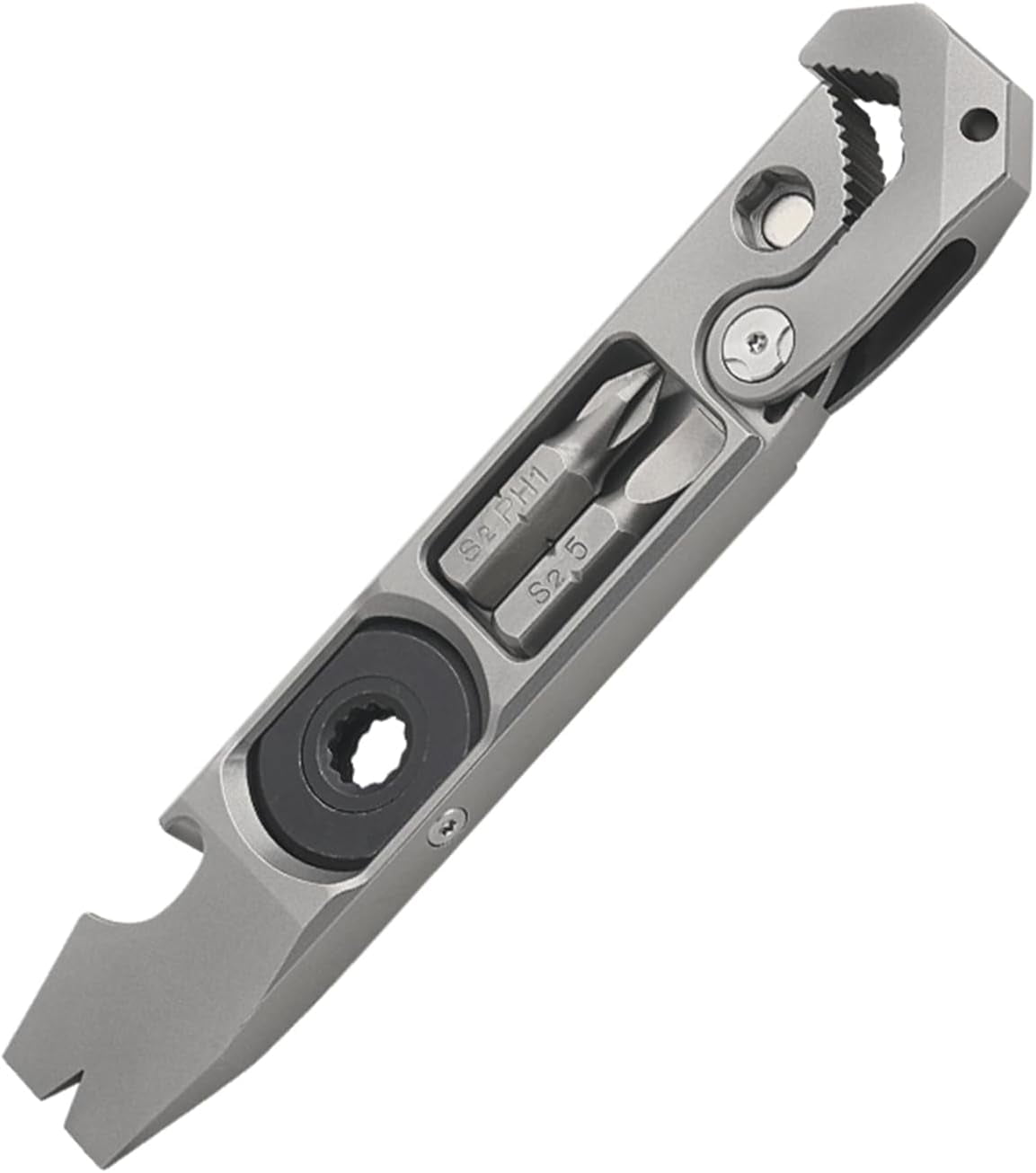 Titanium Pry Bar,Nail Puller,0.25inch Ratchet Wrench, Multi-functional ...