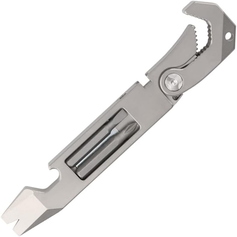 Titanium Pry Bar, Outdoor Multi-functional Pry Bar Set Tools, Bottle ...