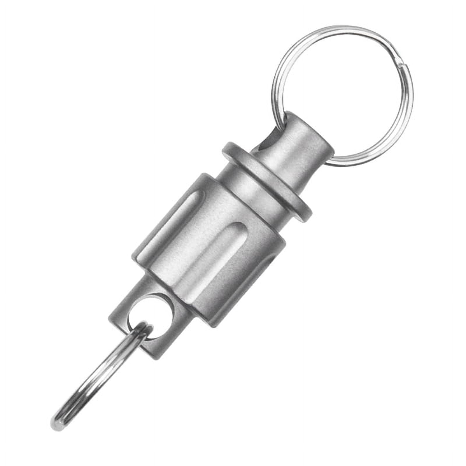 Titanium Quick Release Keychain, Detachable Double-End Swivel Key Chain ...