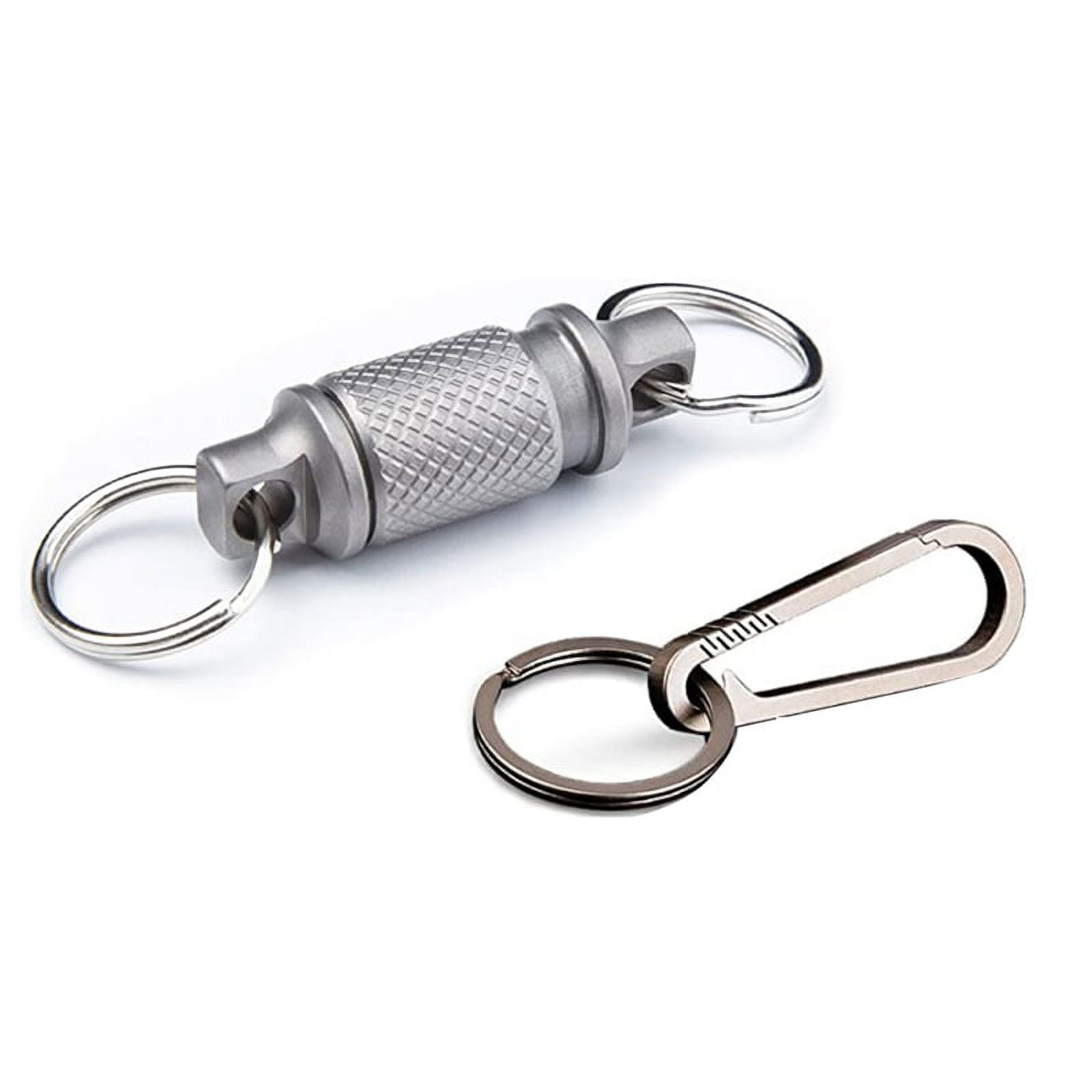 Titanium Quick Release Keychain,Detachable Key Ring Pull Apart Keychain ...