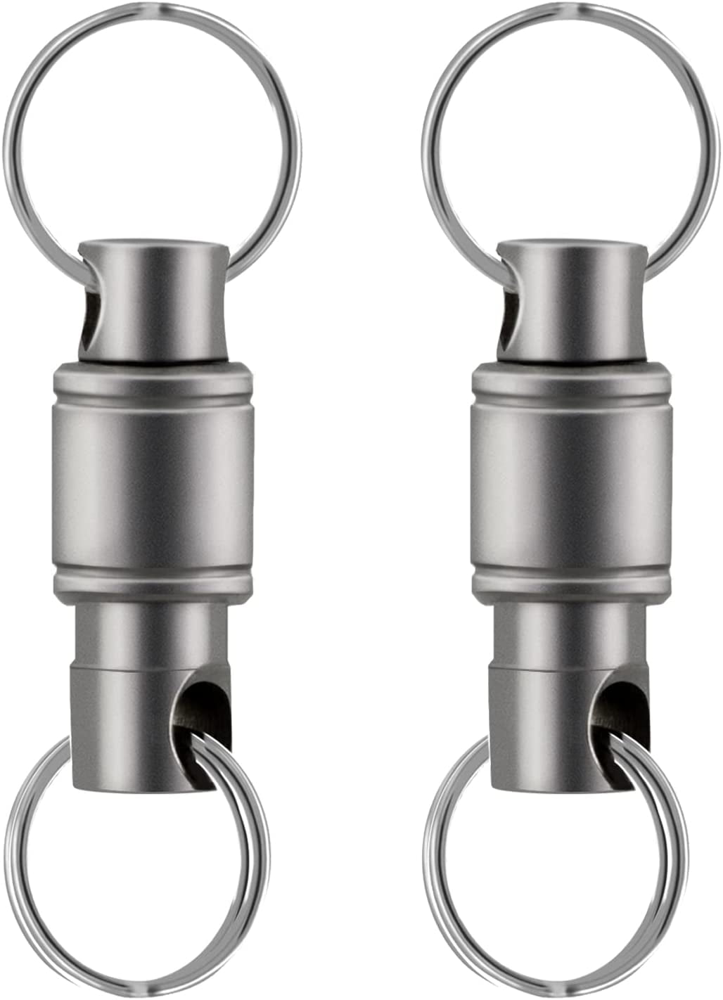 Titanium Quick Release Keychain, Detachable Key Ring Pull Apart ...