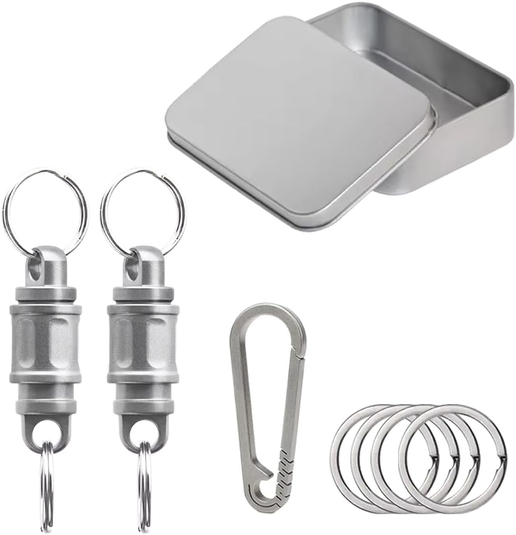 Titanium Quick Release Keychain, Detachable Key Ring Quick Release ...