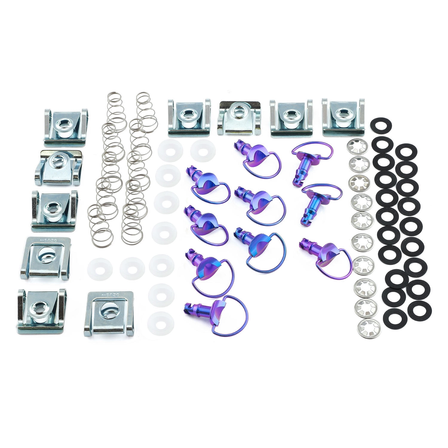 Titanium Quick Release Stud 17mm D-Ring & CLIP3 Pack x10 - Walmart.com