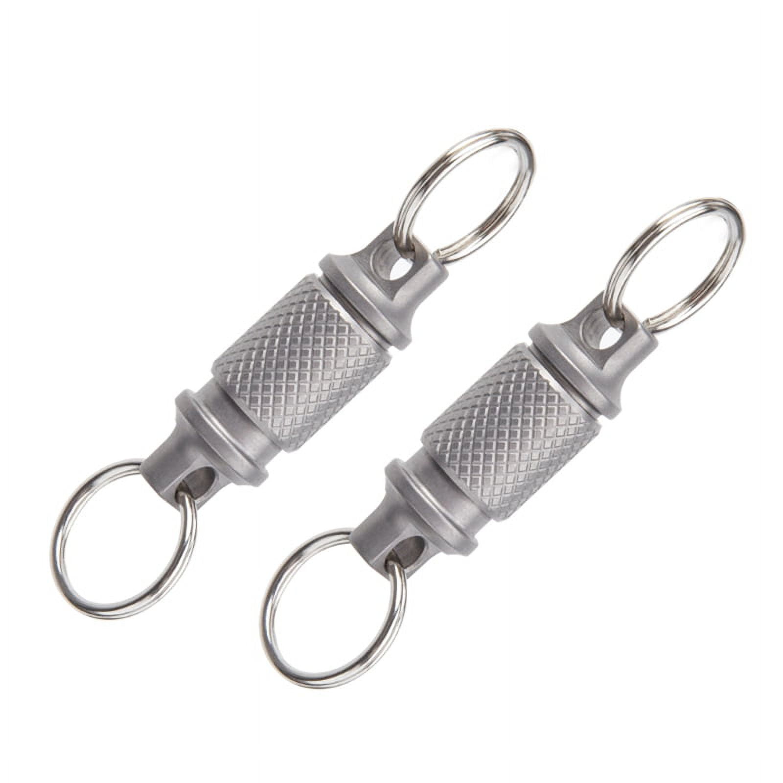 Titanium Quick Release Swivel Keychain, Pull Apart Detachable Keychain ...