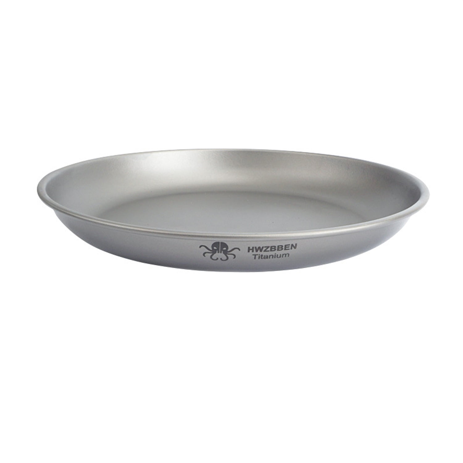 Titanium Round Camping Plate Outdoor Ultralight Portable Tableware ...