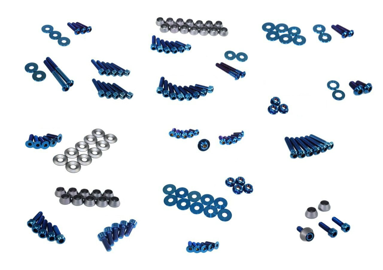 Titanium-Series Fastener Kit, fits Nissan Skyline GTR/GT-R R32/R33/R34 ...