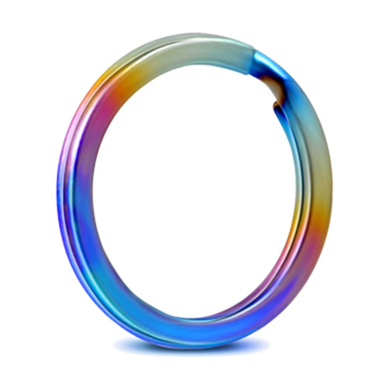 Titanium Side Pushing Keyring Large Key Ring Split Key Rings for Dog ...