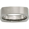 Titanium Square 6mm Satin Band - Walmart.com