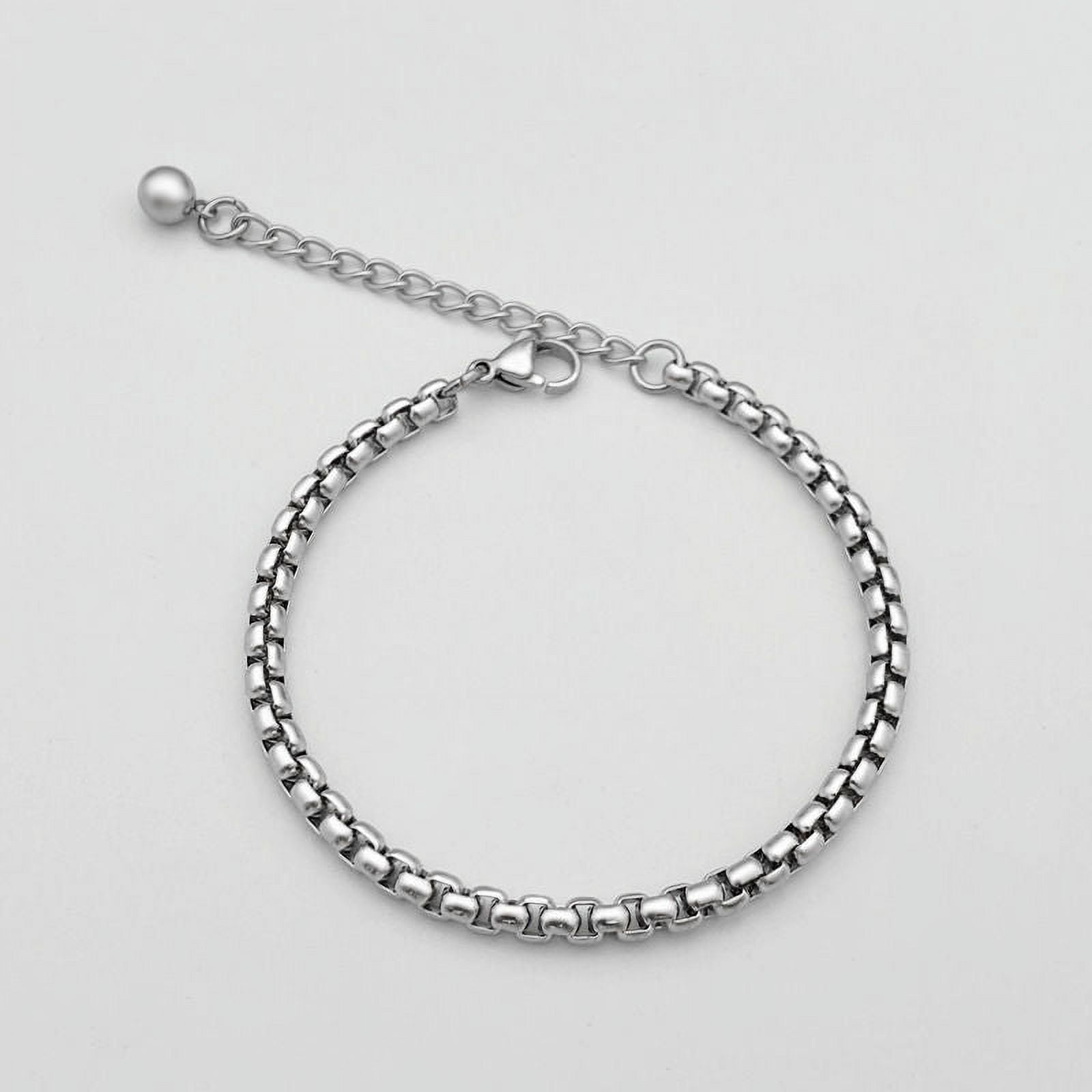 Titanium Steel Twisted Rope Bracelet Men's Fashion Personality ...