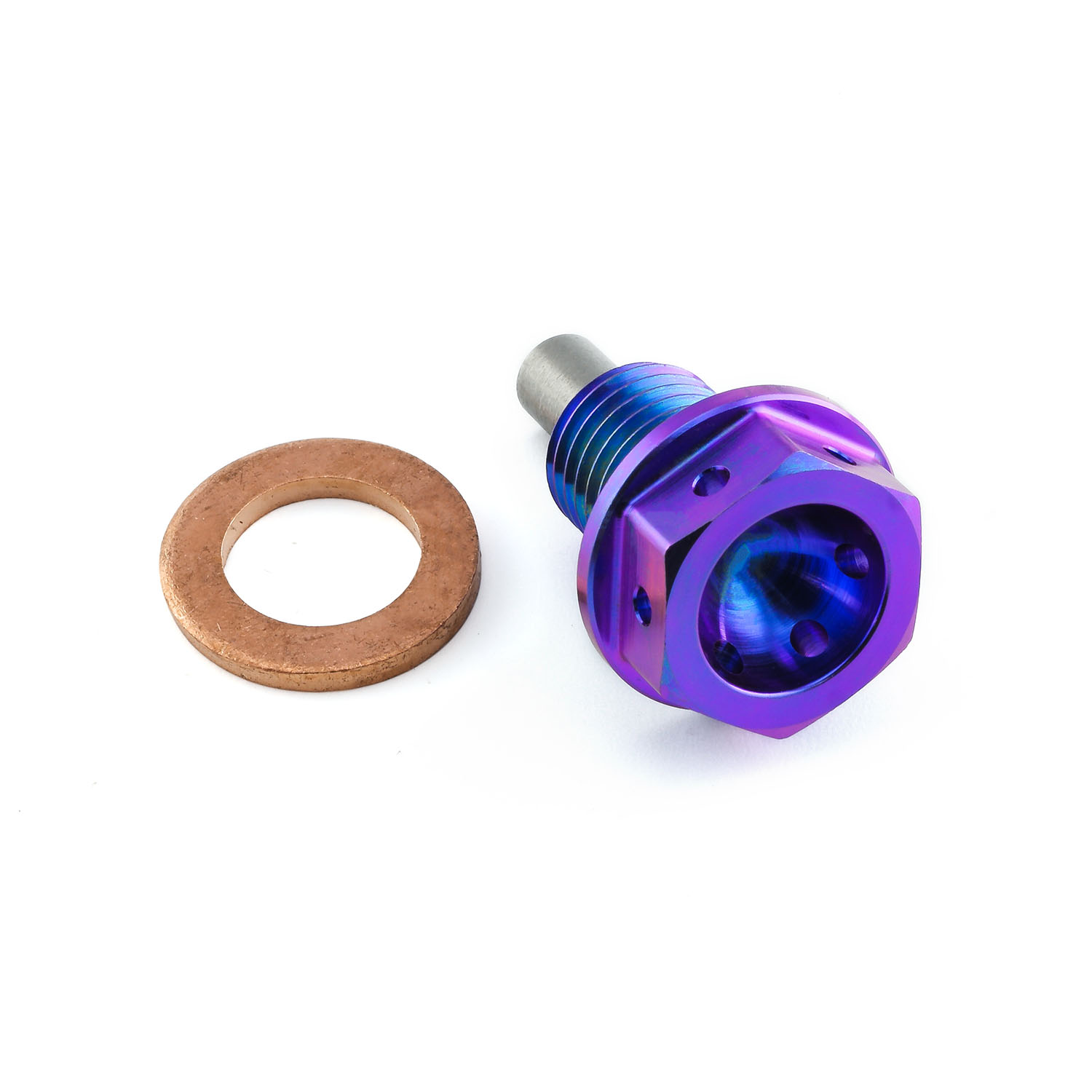 Titanium Sump Bolt Magnetic M14x(1.50mm)x12mm (TISUMP1412MAG) - Walmart.com