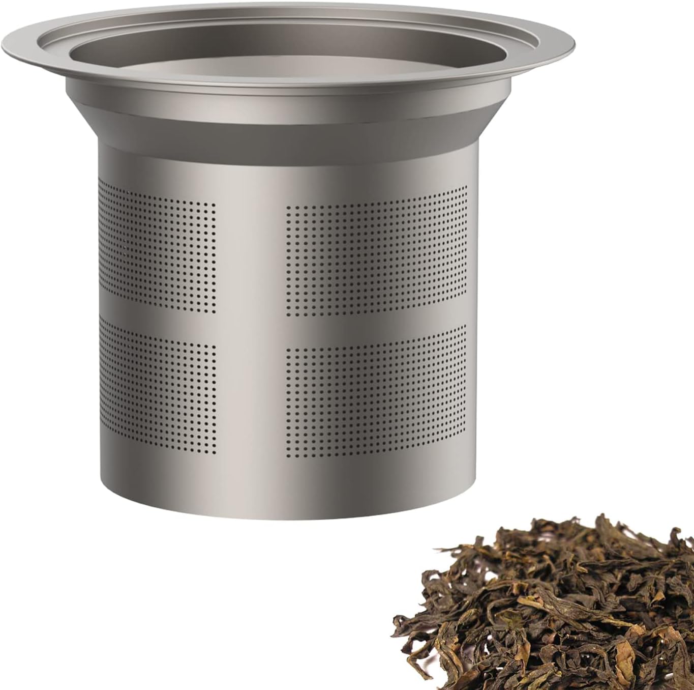 Titanium Tea Infuser - Ultra-Light, Rustproof, and Extra Fine Mesh ...