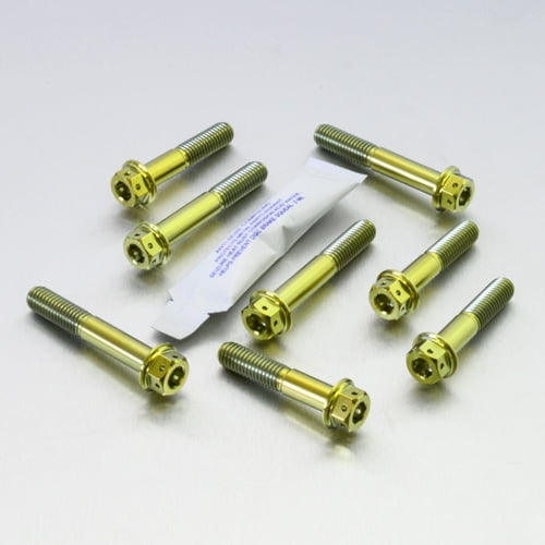 Titanium Top & Bottom Clamp Yoke Pinch Kit DualDrive (TITRIPCL620DD ...