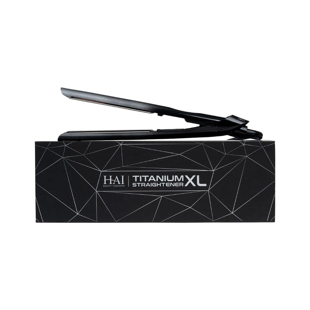 Titanium XL Professional Flat Iron by HAI - Extra Long Plates - Hair ...