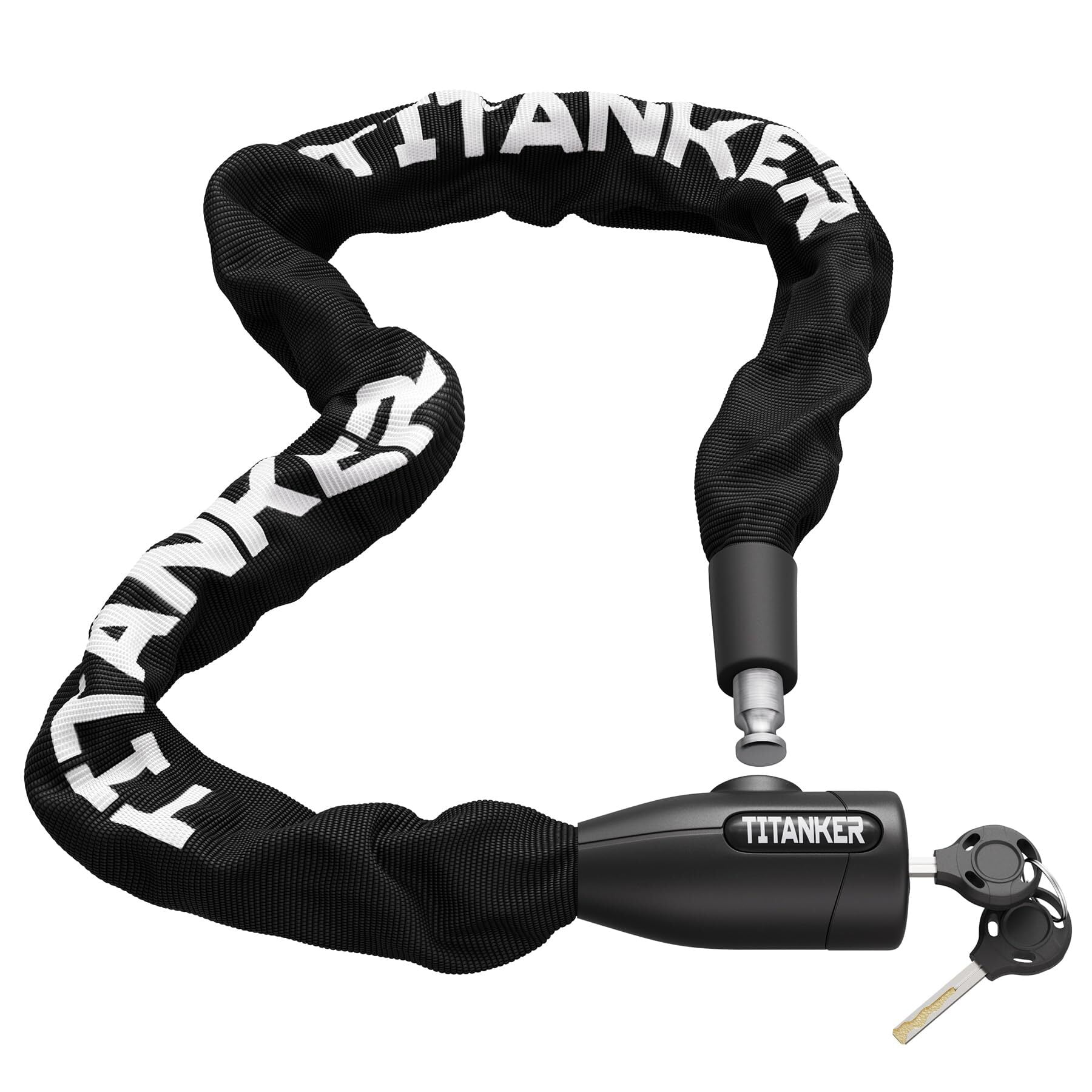 Titanker Bike Chain Lock, Security Anti-Theft Bike Lock Chain Bicycle ...