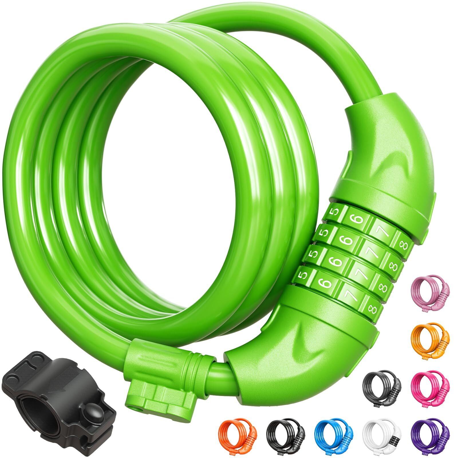 Bike Chain Bike Lock 180cm 12mm Cable Lock With 3 Keys Metal | Seychelles Kryptonite Bike Lock