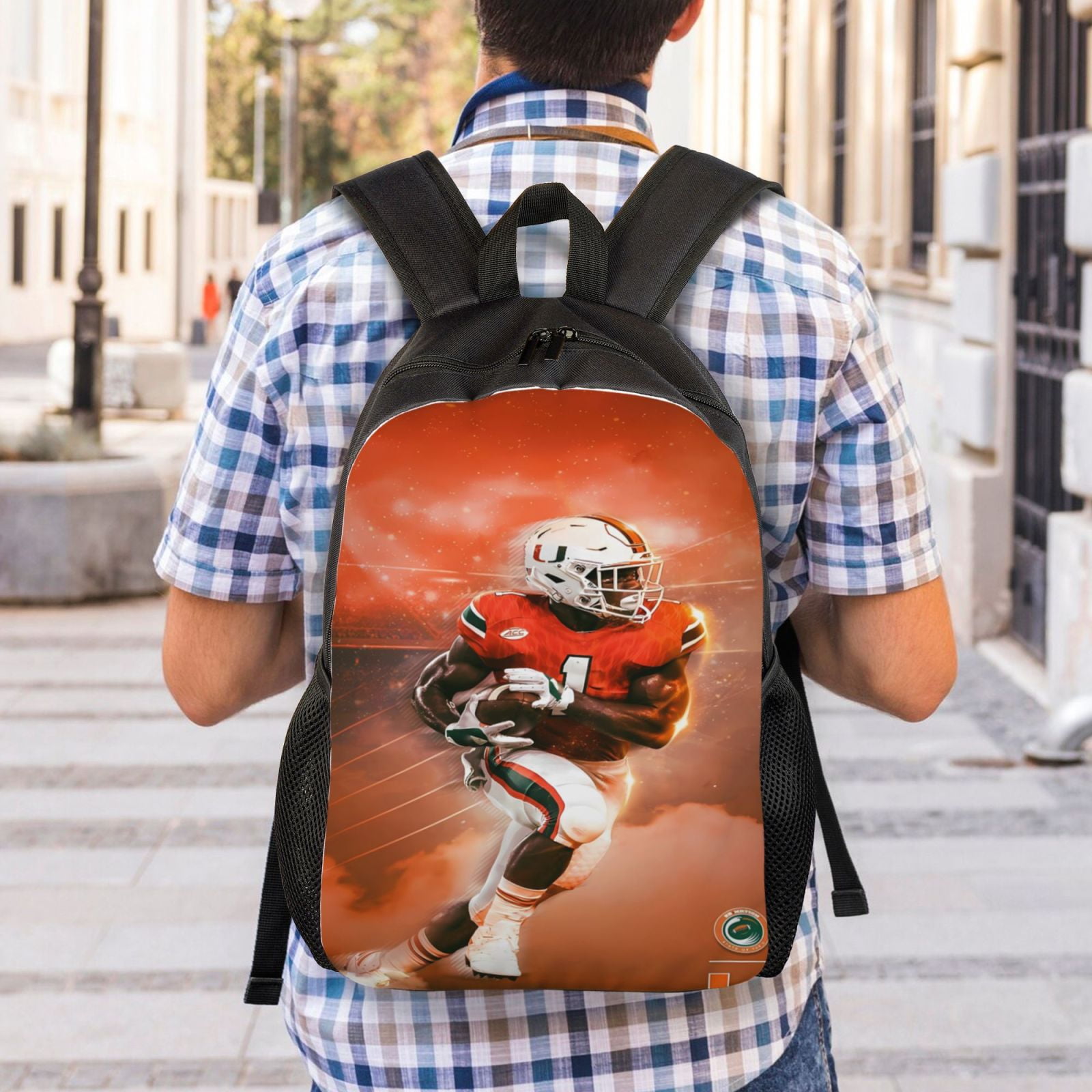 Titans Cameron Ward Custom Campus_Student_Backpack, Football Team Fan ...