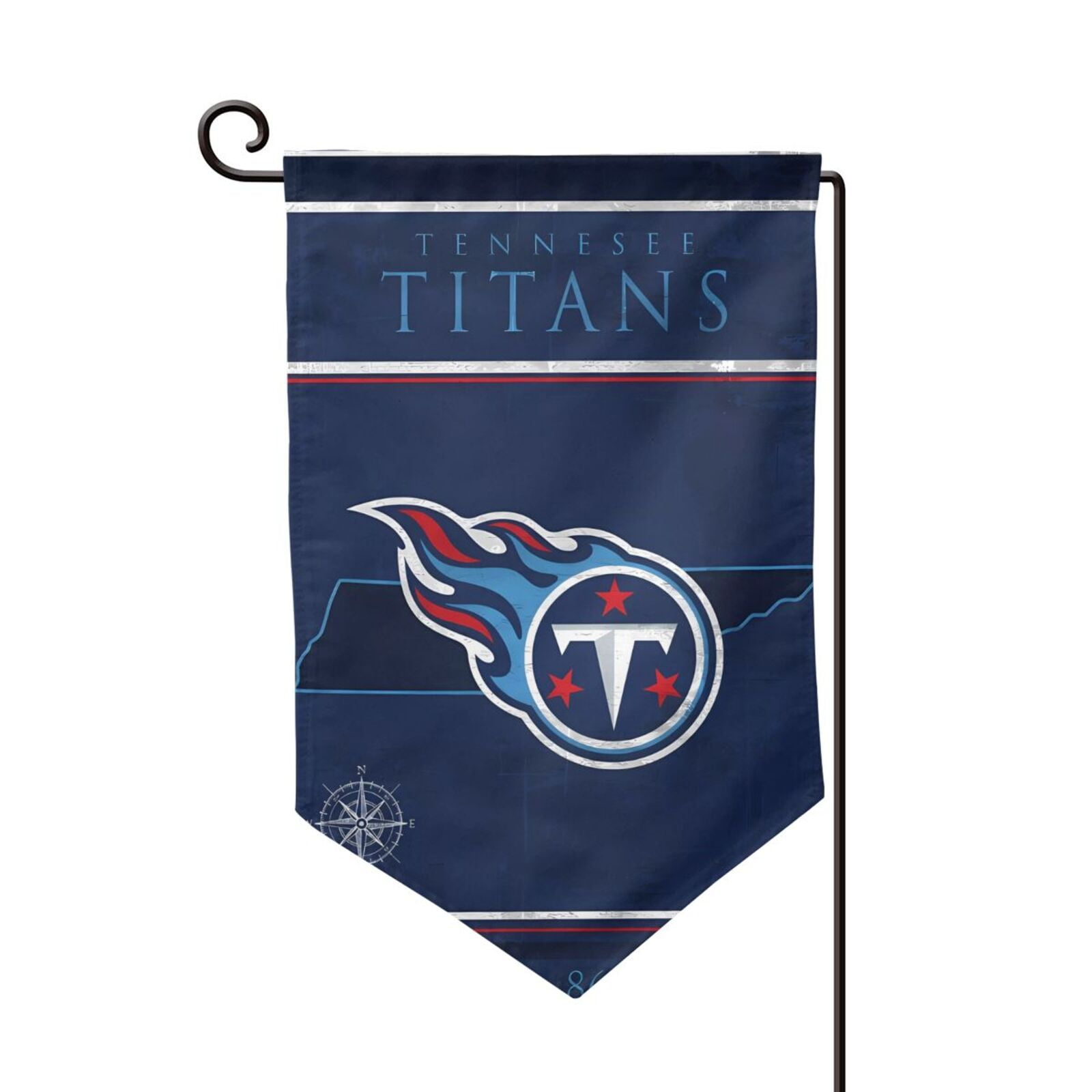 Titans Football Fans Double Sided Garden Banner flags Sharp Corner ...