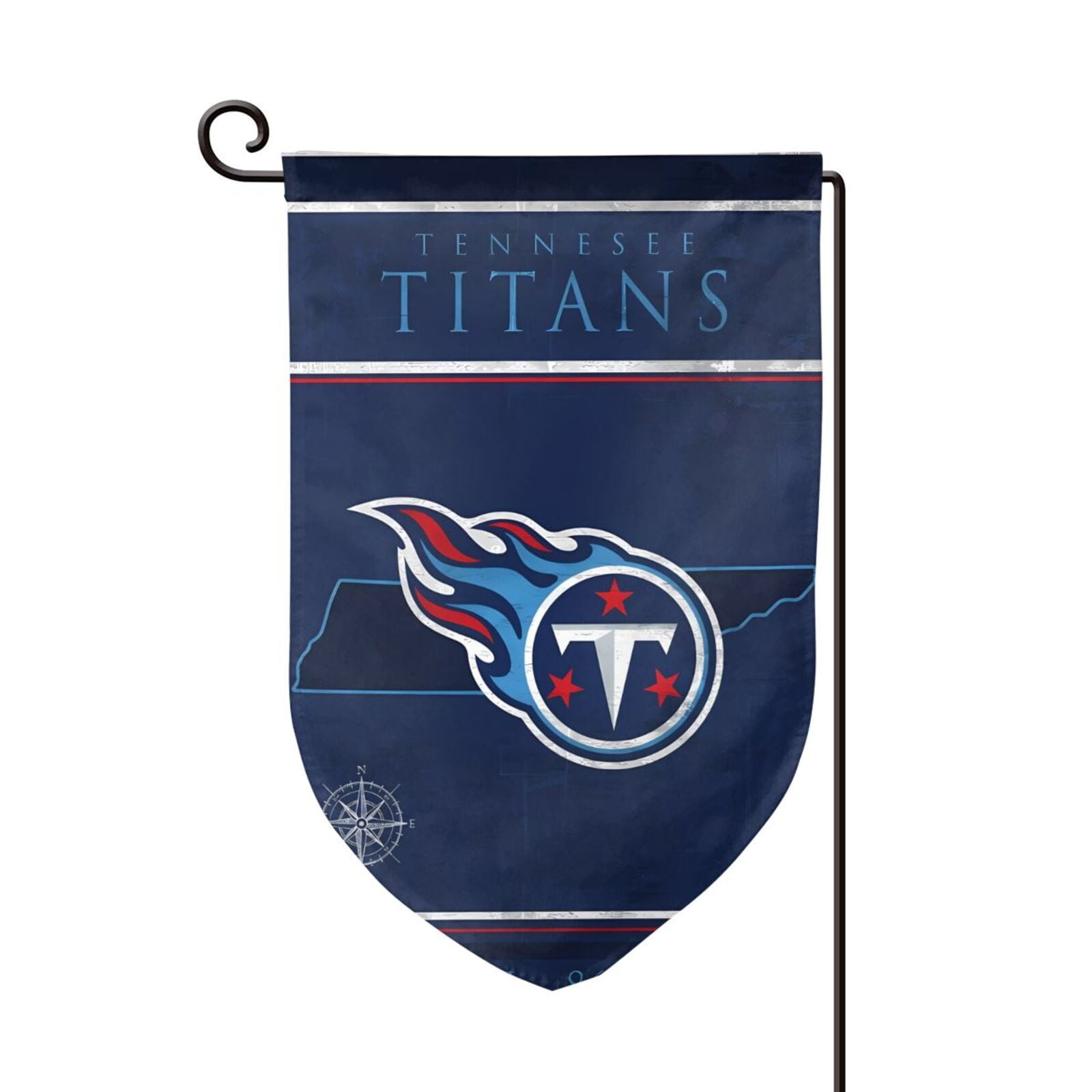 Titans Football Fans Double Sided Garden Banner flags Sharp Corner ...