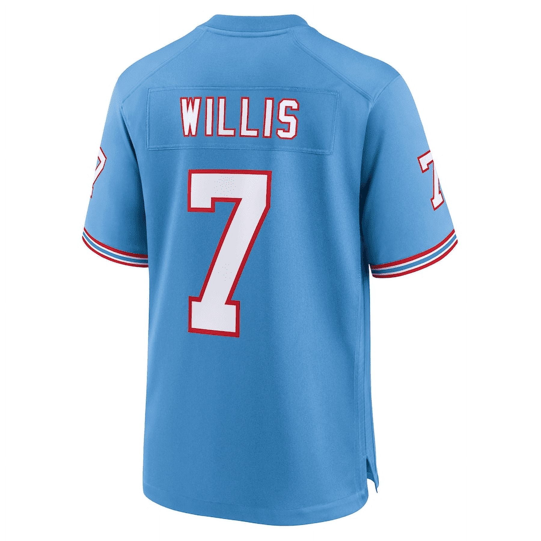Titans Football Shirt Malik Willis#7 Sports Team Game Fans For Men ...