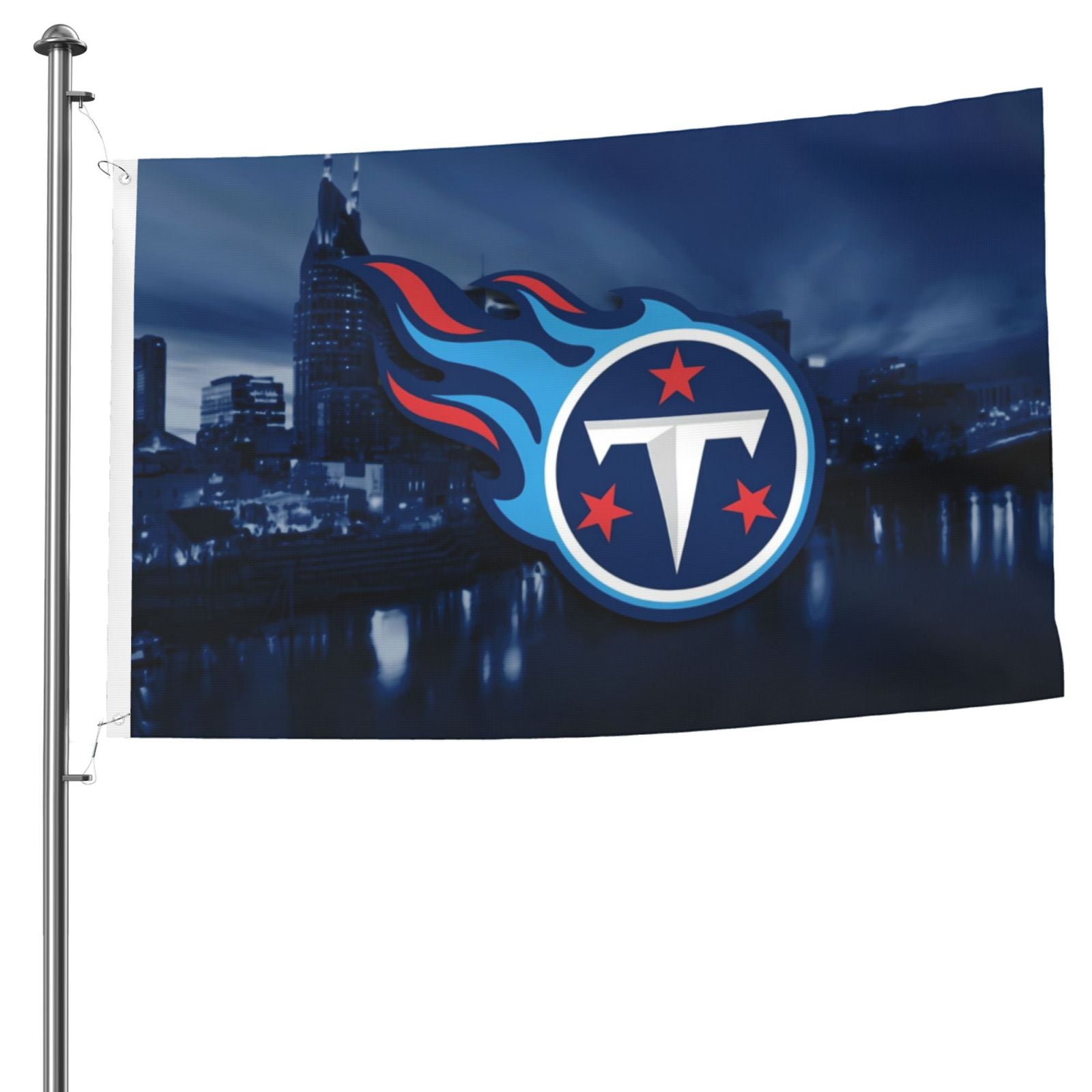 Titans Football Sport Fans Double Two Sided House Flag 5X8FT，Welcome ...
