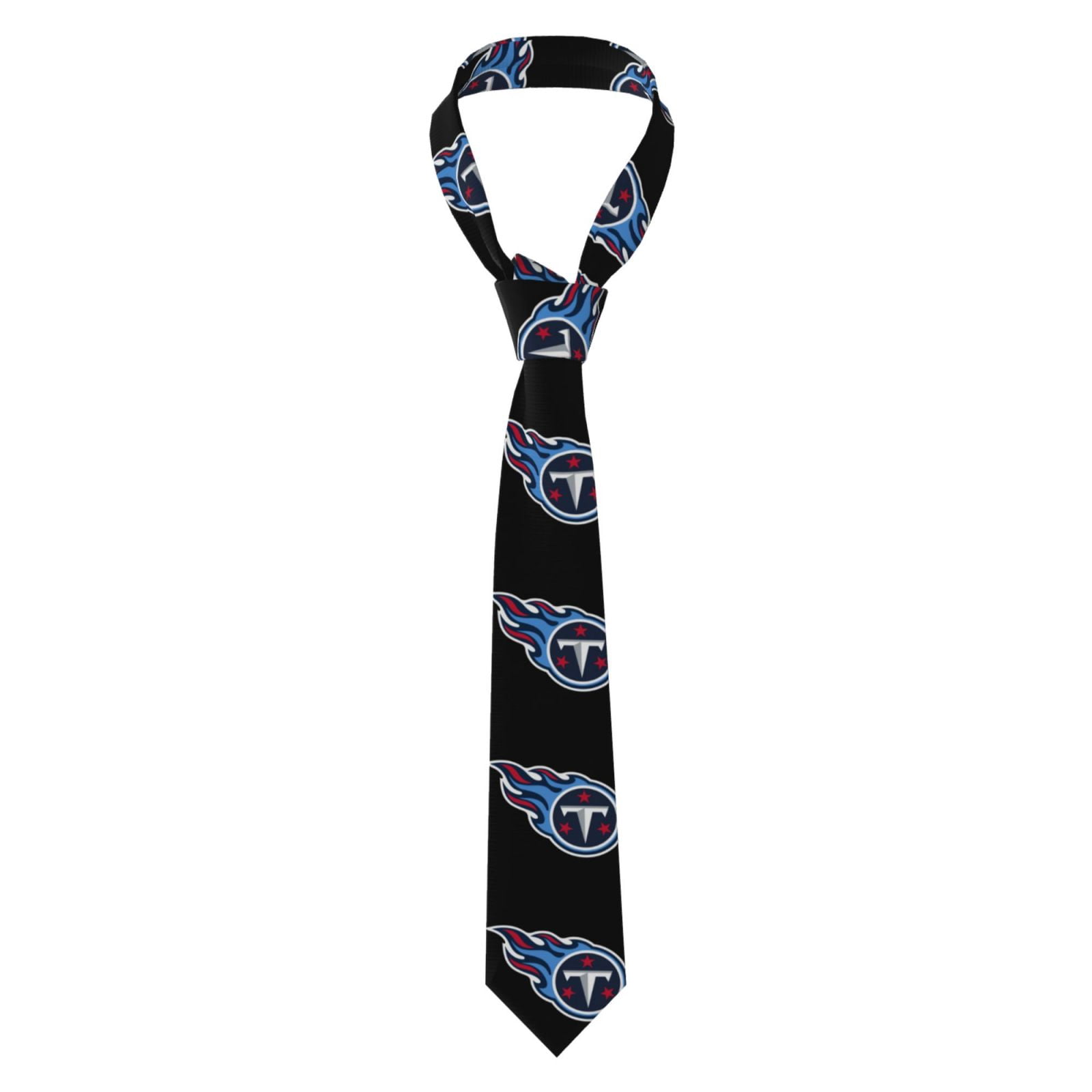 Titans Football Team Fans Dress Tie, Fashionable Men's Versatile Tie ...