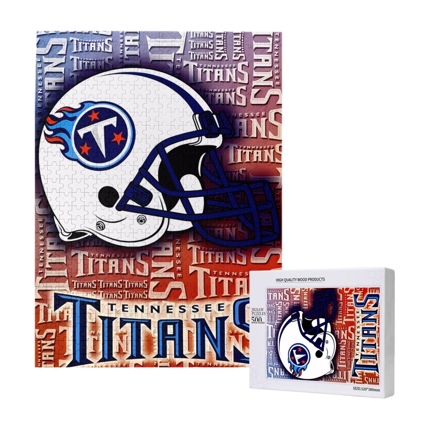 Titans Football Team Theme Jigsaw Puzzle Adult Jigsaw Puzzle Children's ...